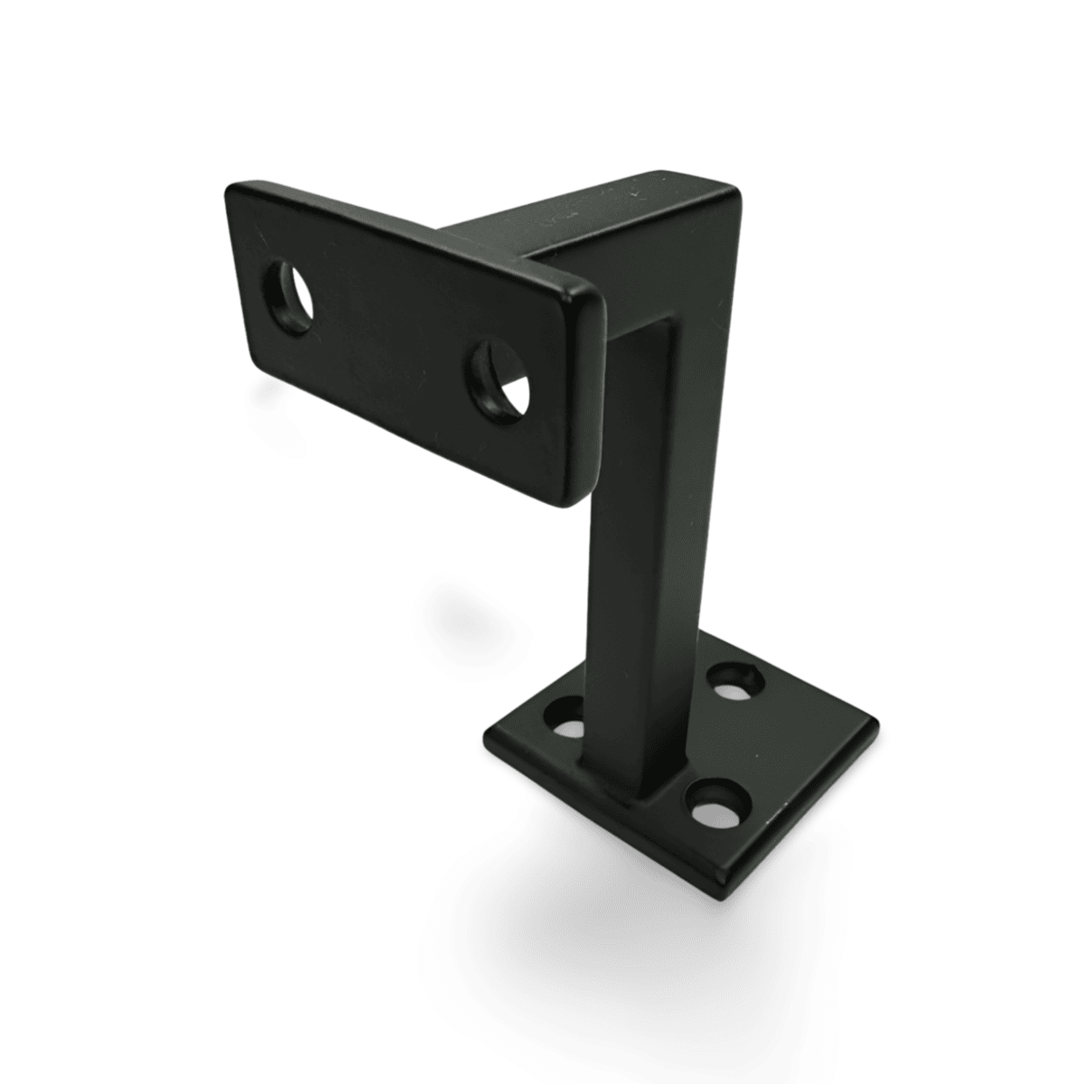 Square Handrail Bracket, Black